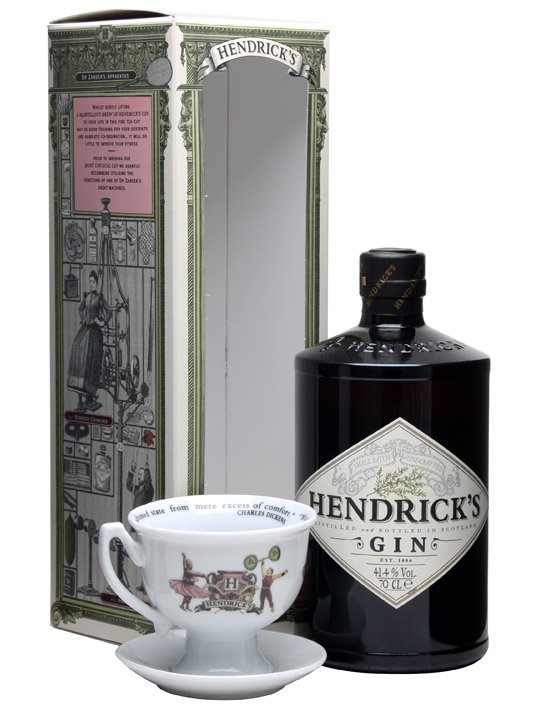 Hendrick's Gin Tea Cup Gift Set | Scottish Gin | Whisky Marketplace UK